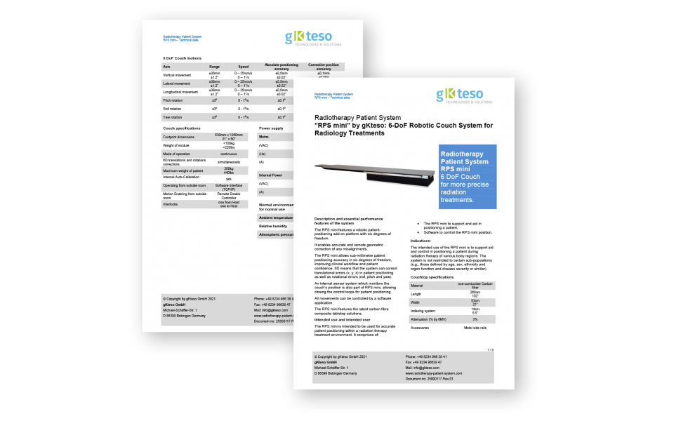 Effective and safe stereotactic radiotherapy | RPS mini